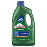 Cascade Complete Gel, 2X Cleaning Power Dishwasher Detergent with Dawn ...