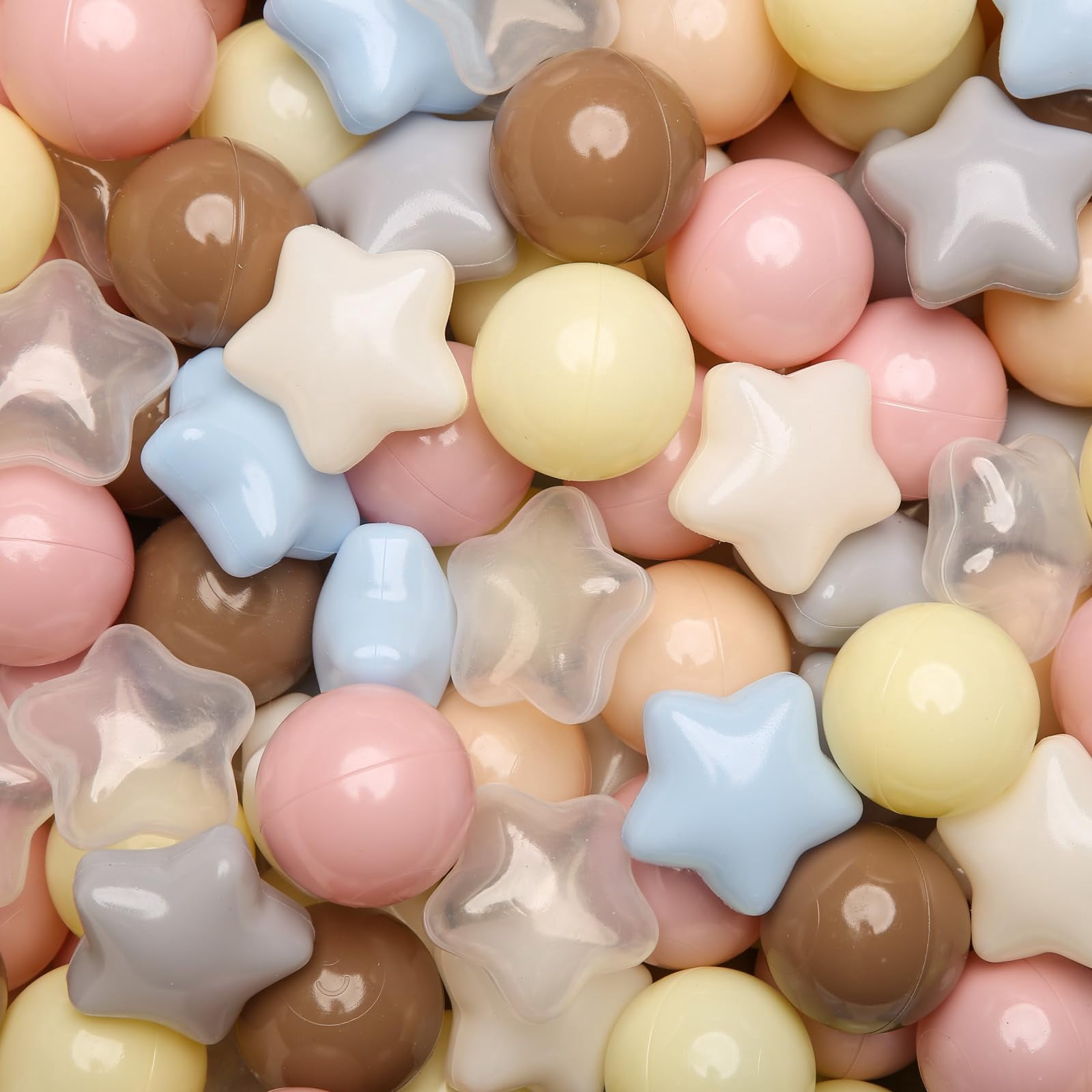 Ball Pits Balls GOGOSO de 2.2 pulgadas, 100 bolas, crema no tóxica ...