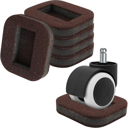 Felt Furniture Cushion Chair/bed Wheel Plug, Felt Bottom Caster Cup ...