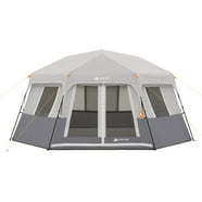 Ozark Trail 20' x 18' 12-Person 3-Room Instant Cabin Tent with Screen Room, 56.5 lbs - Walmart.com