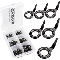 THKFISH Fishing Rod Guides Fishing Rod Repair Kit Baitcasting/Spinning ...