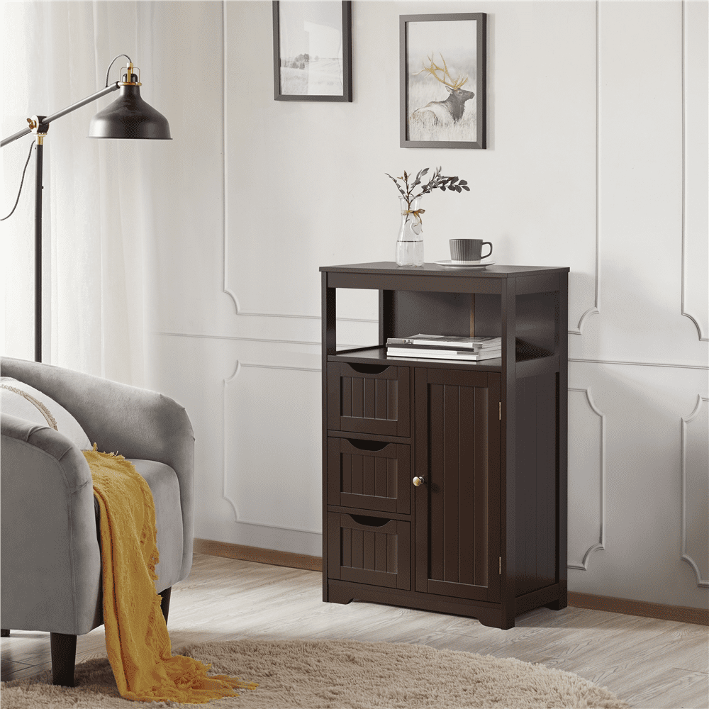 Click here for Yaheetech Freestanding Bathroom Floor Cabinet With... prices
