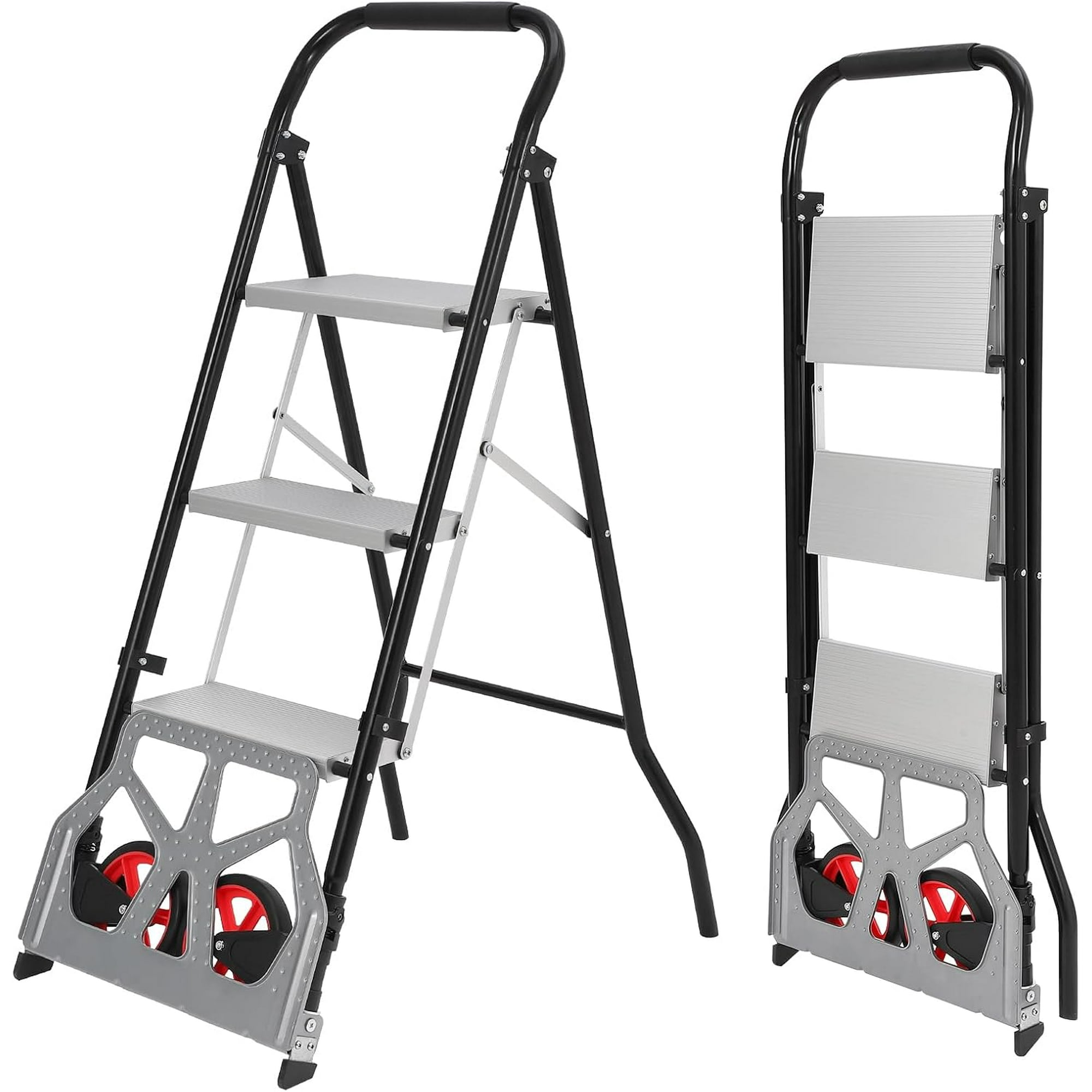 Click here for Ouyawei 2 In 1 Hand Truck 3-Step Ladder multi-Use... prices