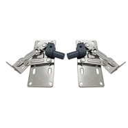 2pcs Tip-out Tray Hinges 45 Degree Pivot Hinge Tip Out Tray Self ...