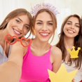 ACDANC Birthday Tiara,Pink Glitter Letter Headband for Women&Girls,One ...
