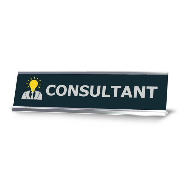 Marketing Staff, Black Frame, Desk Sign (2x8”) - Walmart.com