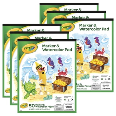 Crayola Kids Art Supplies: Large Drawing & Coloring Giant Paper Pad, 30 ...