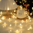 1pc Star Fairy String Lights - Enchanting Star-Shaped LED Decorative ...