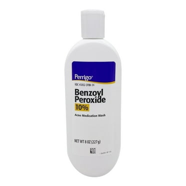 Perrigo Benzoyl Peroxide 10% Treat Acne Medication Wash, 5 Oz - Walmart.com
