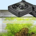 fankhu Mini Aquarium Cooling Fan Fish Tank Mute Chiller Marine Pond Fan ...