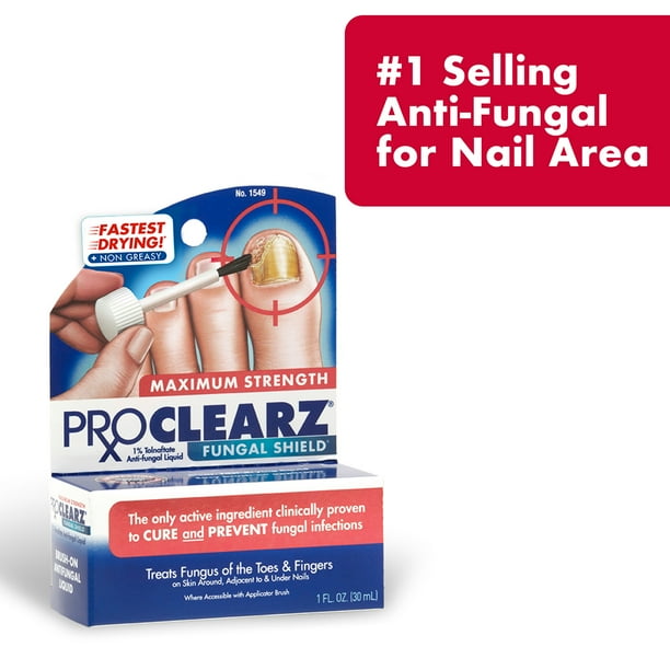 ProClearz Fungal Shield Maximum Strength Brush-On Antifungal Liquid, 1 ...