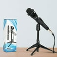 Universal Adjustable Desk Microphone Stand Portable Foldable Table Top ...