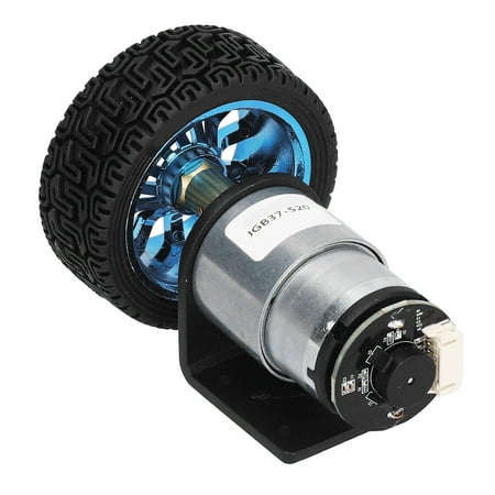 Encoder Motor Set, Gear Motor with Mounting Bracket, DC 12V High Geared ...