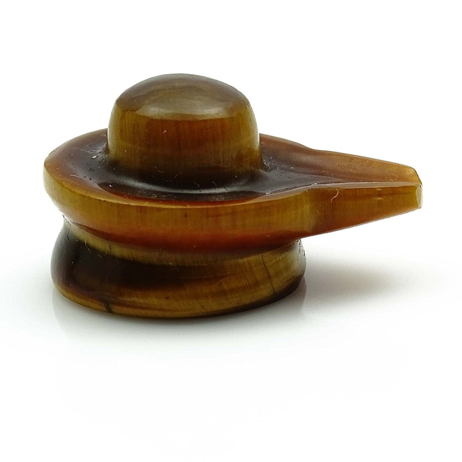 Harmonize Shivling Tiger Eye Stones Brown Carved Reiki Healing Stone ...