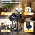 1500W Electric Grain Mill Grinder with Funnel, 110V Commercial & Home ...