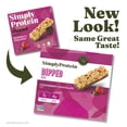 Simply Protein - Strawberry AIF4 Chocolate Dipped Bars, 10 Bars - Based ...
