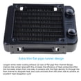 Tizuqe 8 Pipe Aluminum Heat Exchanger Radiator for PC CPU CO2 Water ...