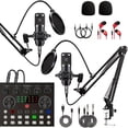 Complete Podcasting Kit Featuring a Wired Microphone, Including The ...