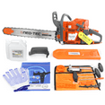 Neotec 71cc 2-Cycle Gas Powered Chainsaw with 28" Guide Bar and Chain ...