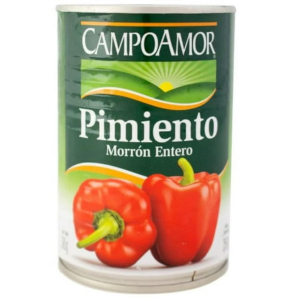 Pack de 12 Pimiento Morrón CampoAmor Entero 390 gr | Walmart en línea