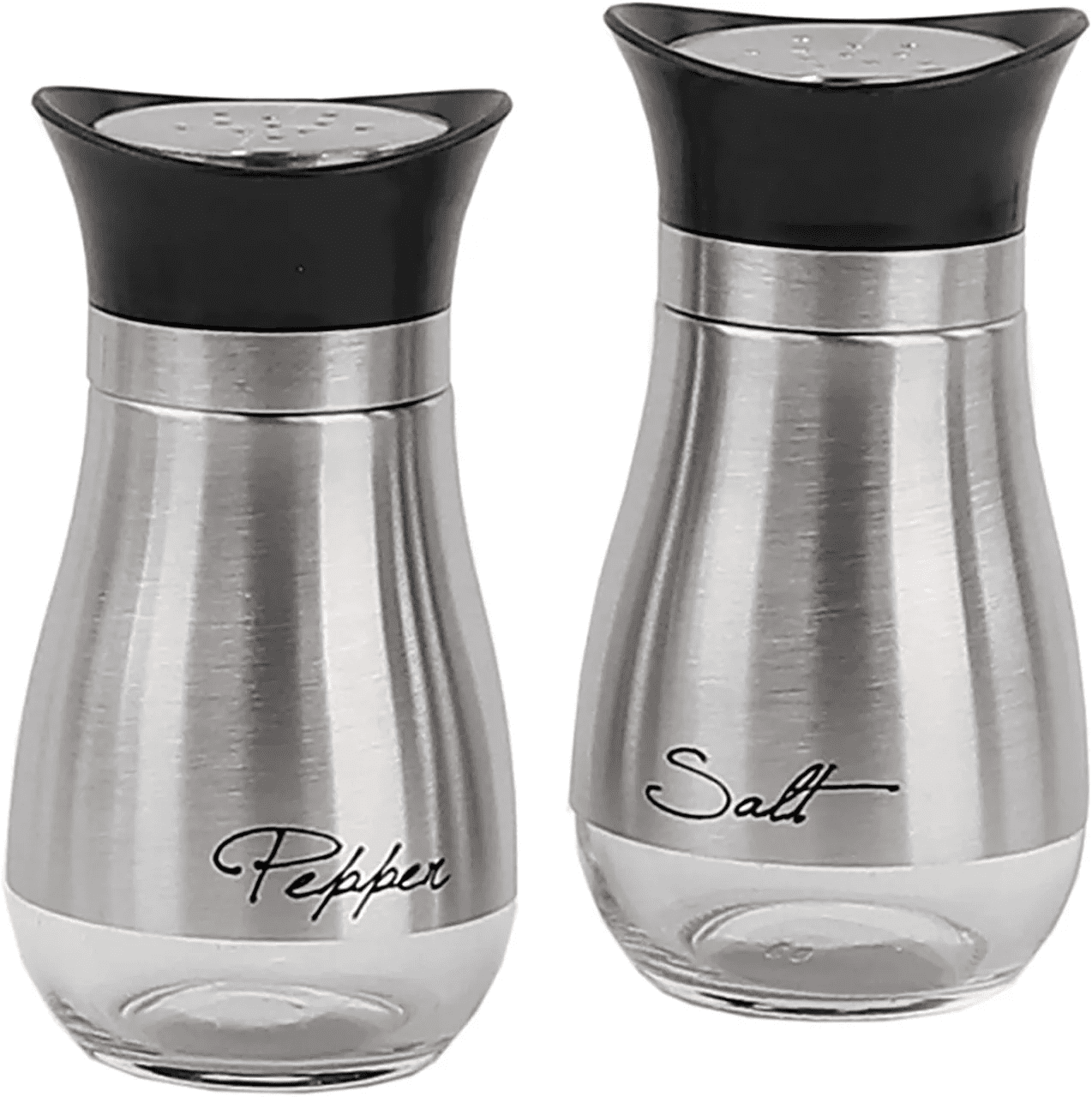 Basic Salt & Pepper Shakers (Stainless Steel)… - Walmart.com