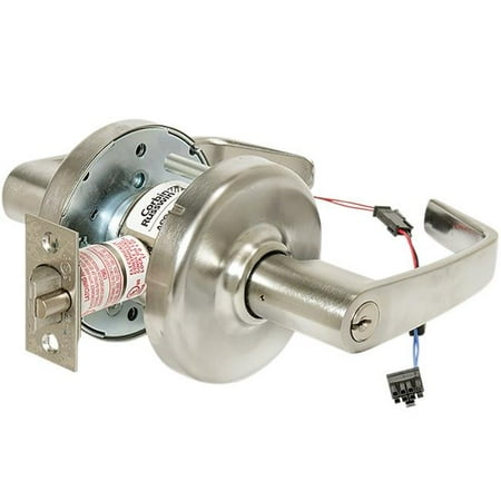 Zinc Newport Lever & D Rose Electrified Fail Safe Grade 1 Extra Heavy Duty Cylindrical Lever ...