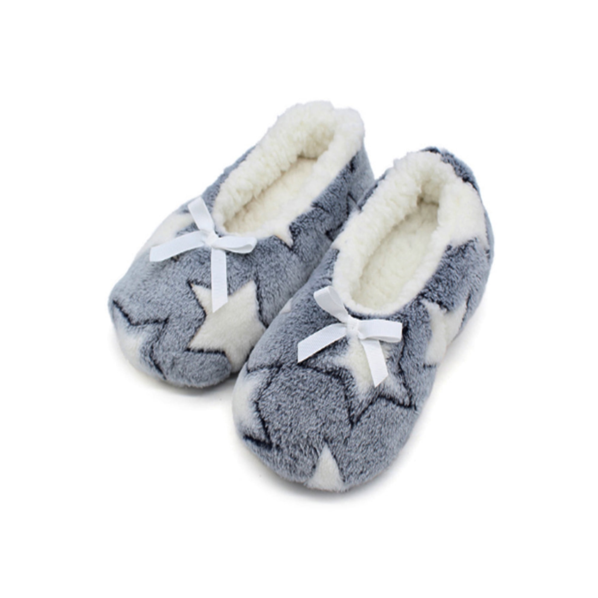 Click here for Woobling Womens Warm Slipper Slip On Ballerina Sli... prices