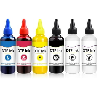 CISinks Premium DTF Ink Bottle Refill Set 1000ML- Direct to Film Heat ...