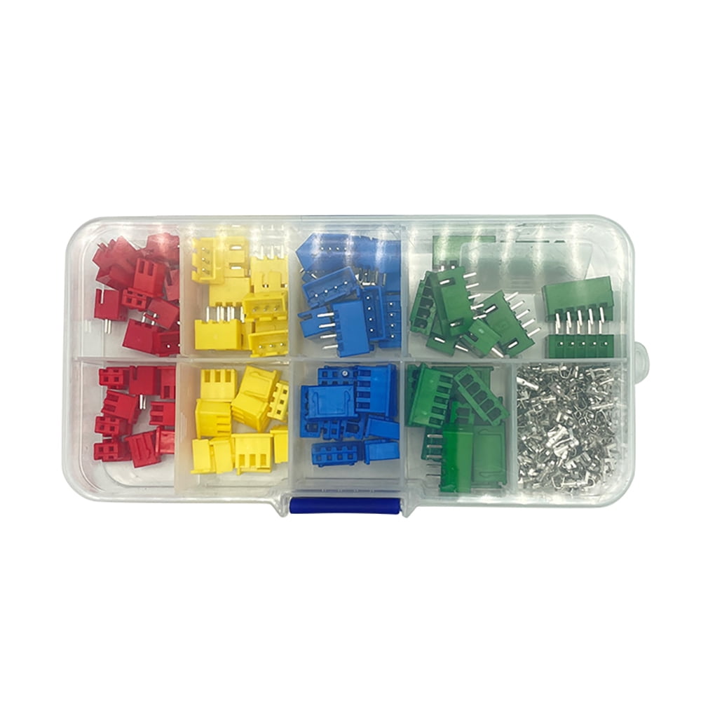 230 Pieces XH2.54 Terminal Colorful Electrical Male Female Wire ...