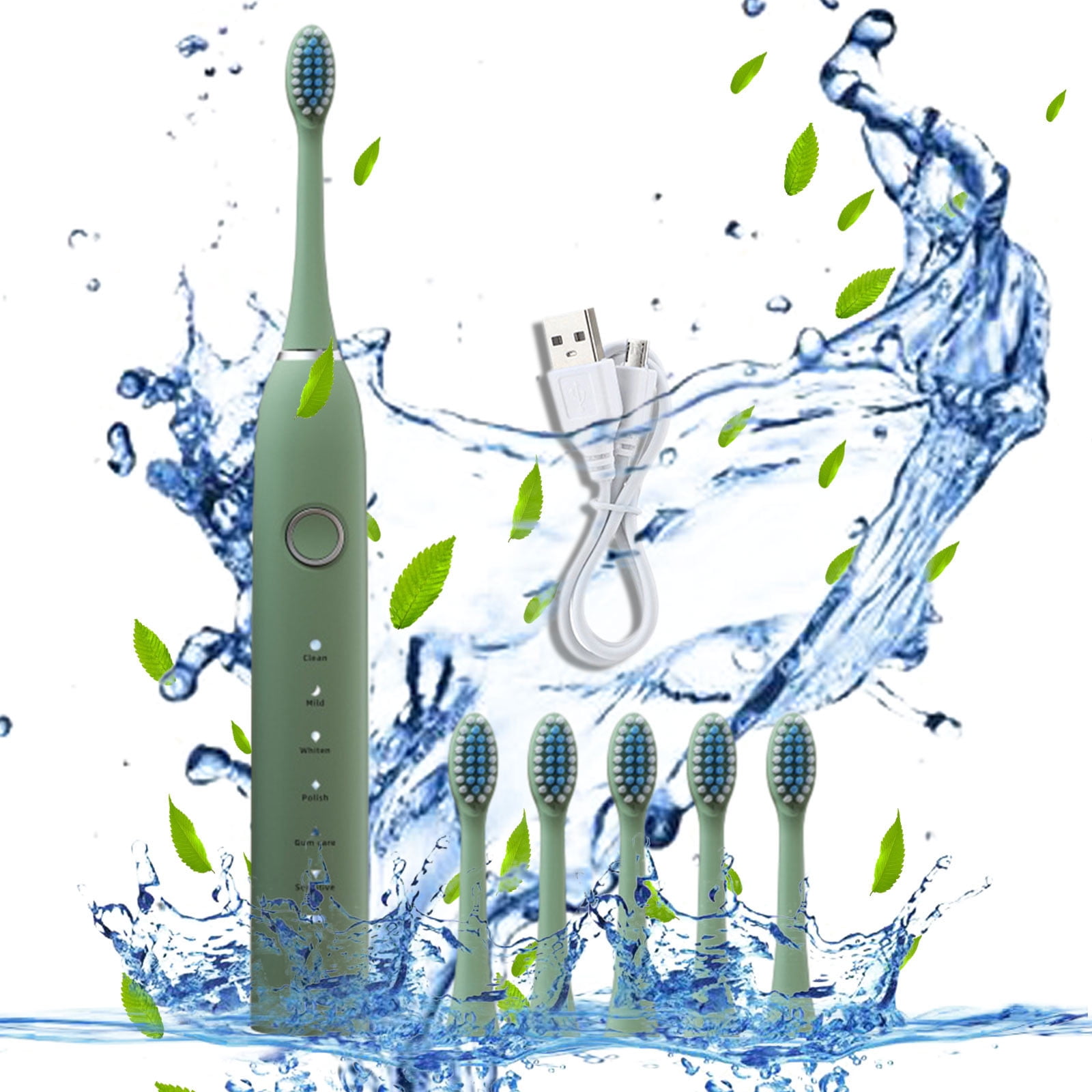 Click here for Violete Electric Toothbrush With 6 Brush Heads & 6... prices