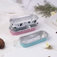 10Pcs Mini Loaf Pans With/Without Lids 6.8OZ Rectangle Aluminum Foil ...