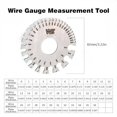 Wire/Metal Sheet Thickness Gauge & Round Cable Sheet Gage Set Welding ...