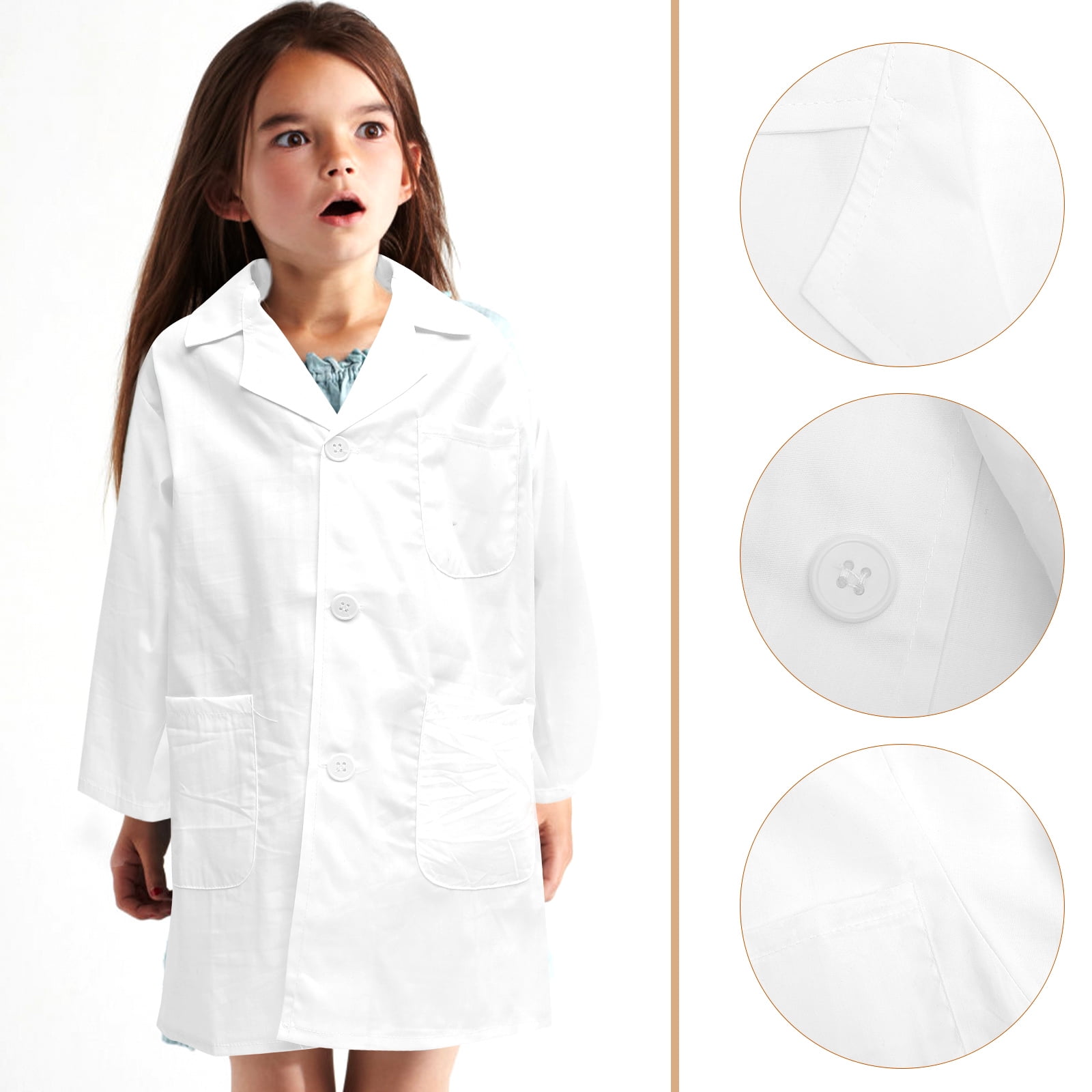 Kids lab coats Unisex Kids Lab Coat Science Doctor Toddler Costume ...