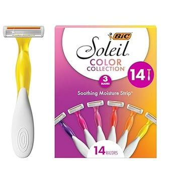 BIC Soleil Sensitive Advanced Women's 5 Blade Razor, 8 Count - Gift Set ...