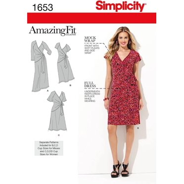 Simplicity New Look Misses Dresses Patterns, 1 Each - Walmart.com
