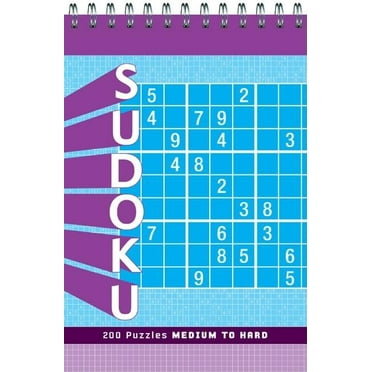Sudoku Puzzle Book For Adults: 100 Large Print Medium Puzzles to ...