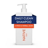 Native Daily Clean Shampoo & Conditioner Set, Citrus & Herbal Musk ...