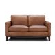Hello Sofa Home Pimlico 59" Contemporary Top Grain Leather Loveseat in ...
