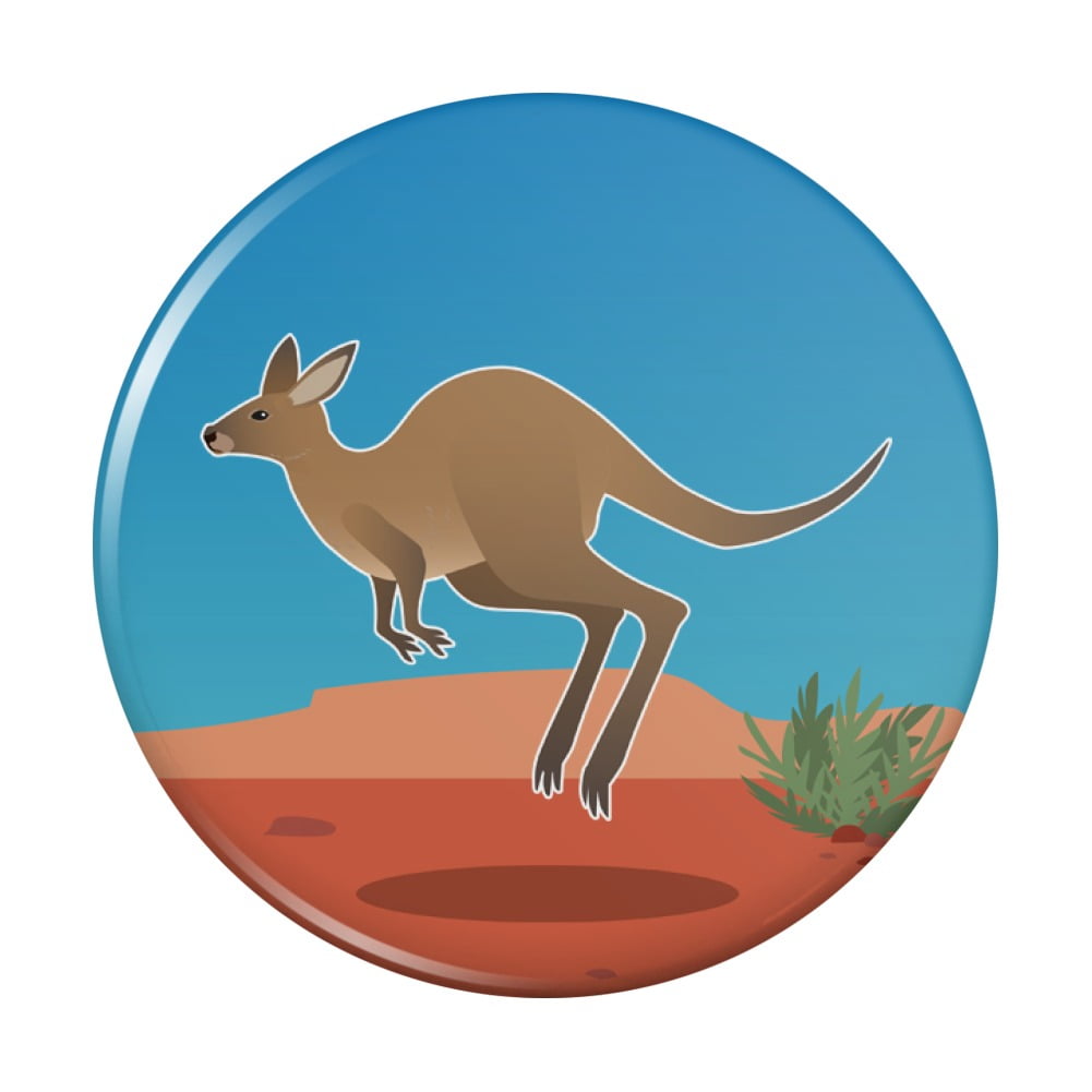 Kangaroo Hopping in the Australian Outback Kitchen Refrigerator Locker ...