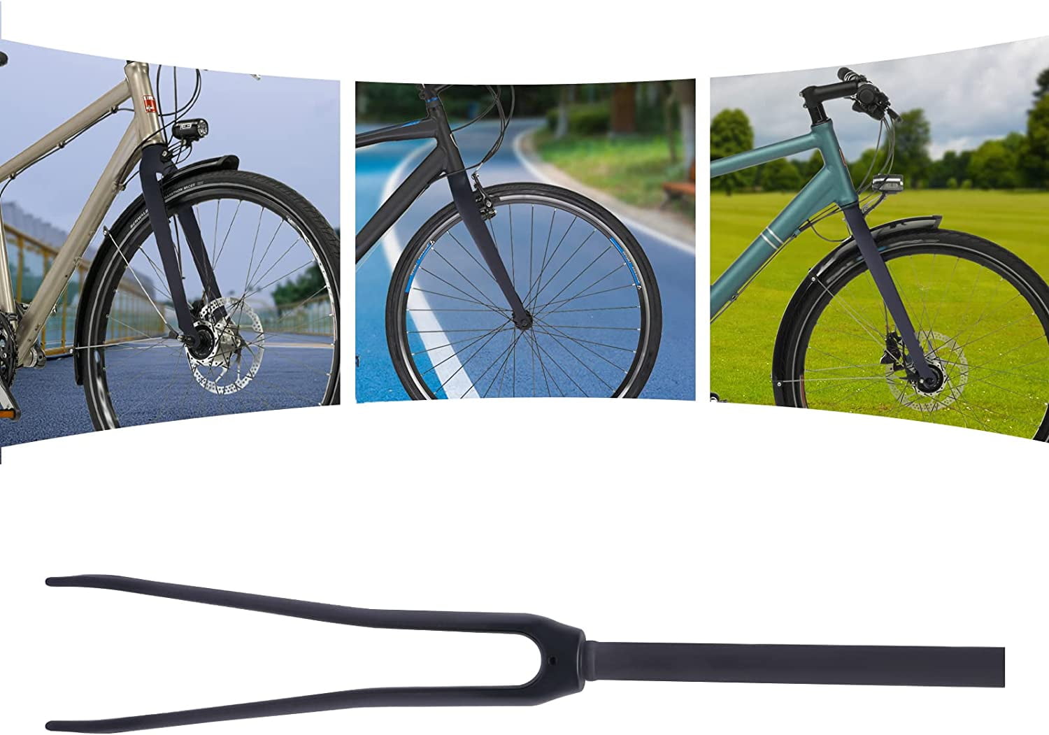 Miumaeov MTB Front Fork Aluminum Alloy Rigid Disc Brake Air Suspension Mountain Bike Front Fork ...