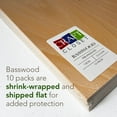 Basswood Plywood Sheets 1/8 Inch – 12x12 Finished Wood Sheets for ...