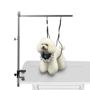 Petbobi Adjustable Dog Grooming Arm with Clamp and Loop for Trimming ...
