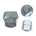 BEADCEST 1Pack Adults Cloth Diapers Grey 33x0.3937in Urinary ...