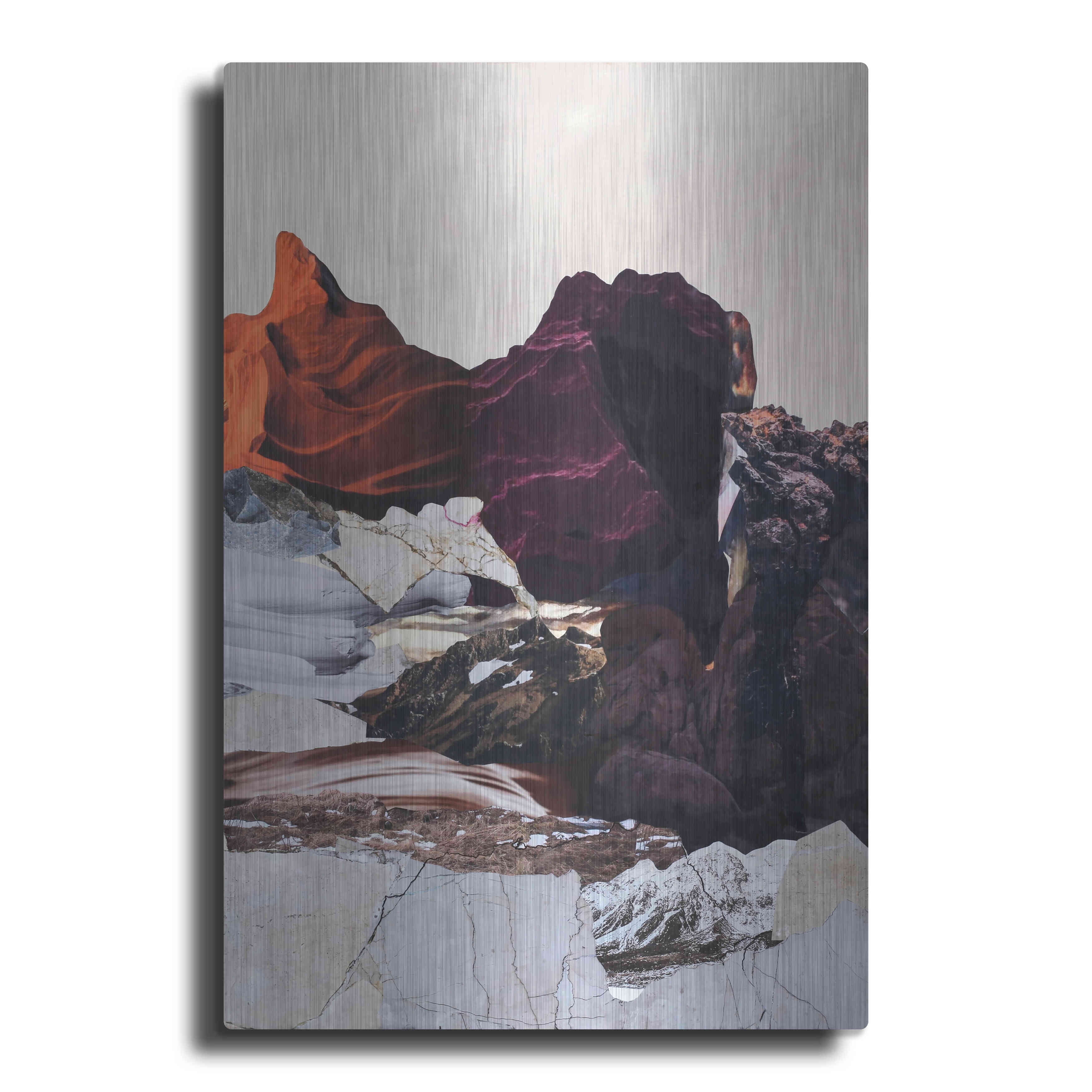 Luxe Metal Art 'New Era 2' by Design Fabrikken, Metal Wall Art, 12"x16 ...
