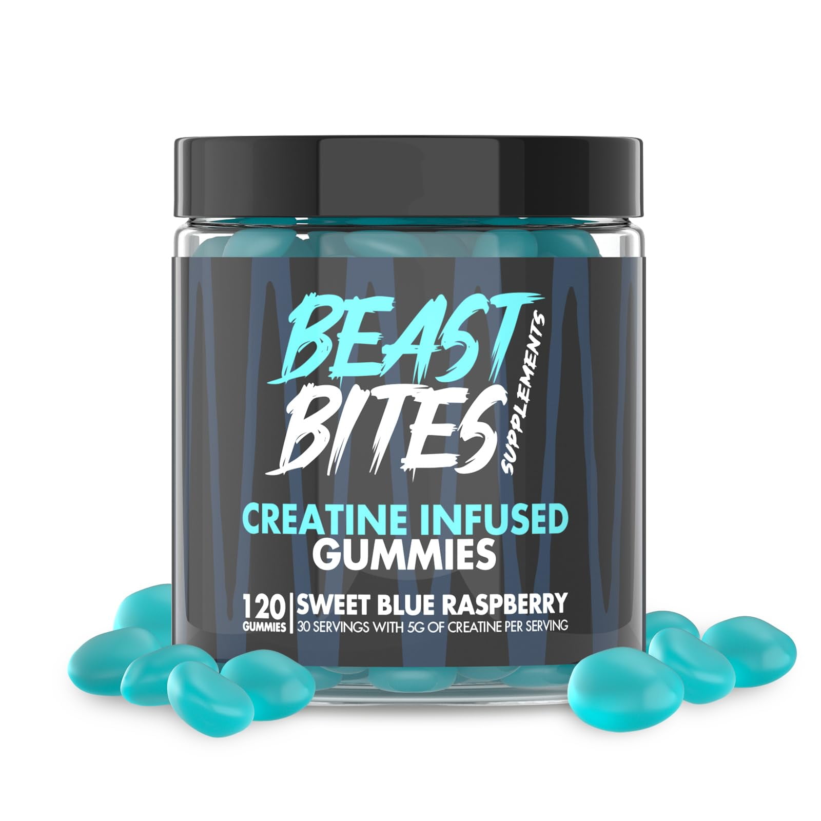 BEAST BITES - Creatine Bites - 5g Creatine Monohydrate Per Serving - No ...