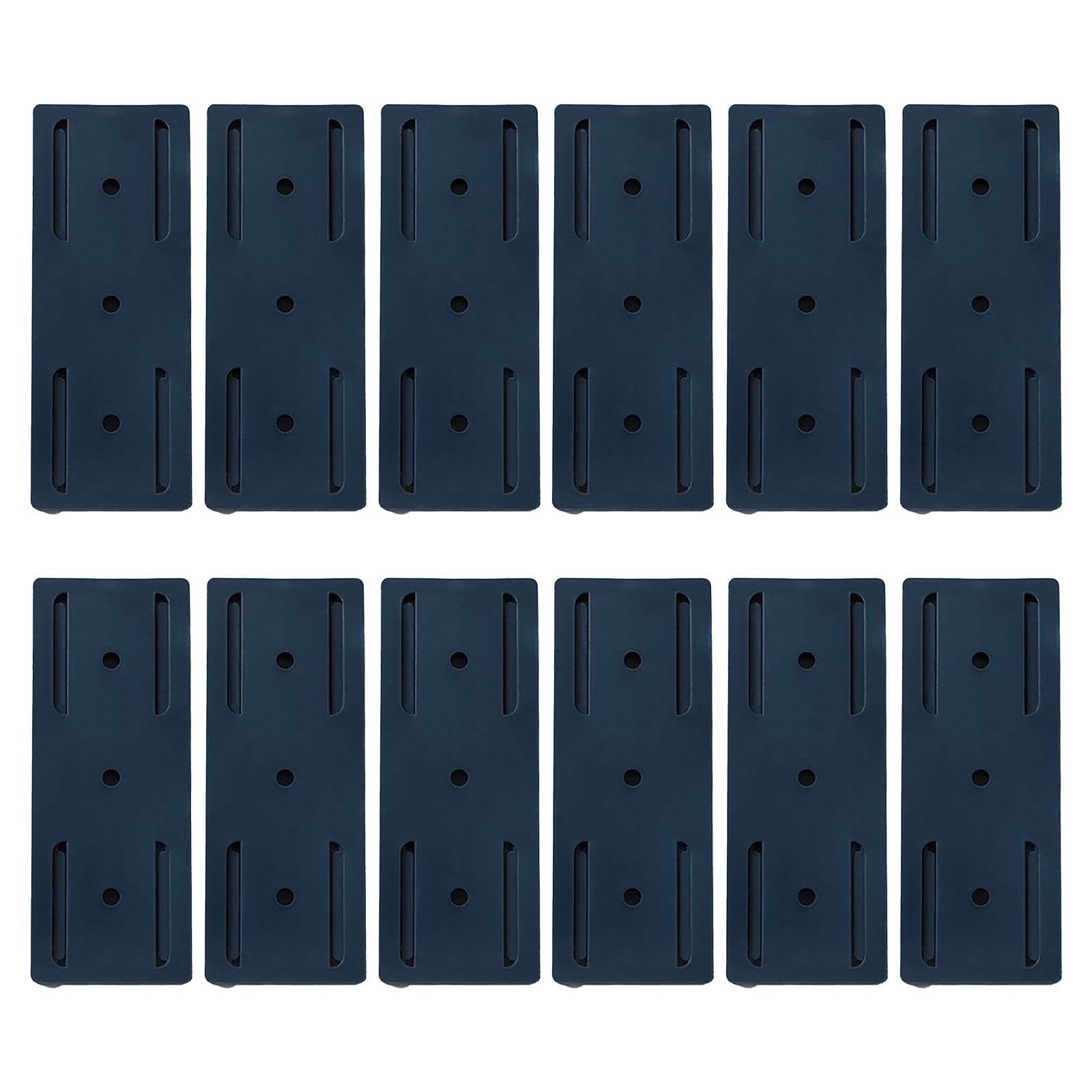 FANJIE 12 Pack Self-Adhesive Desktop Socket Fixer, Adhesive Punch Free ...