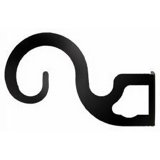 Center Support Bracket For Two or Three 1 Inch Rods - Walmart.com