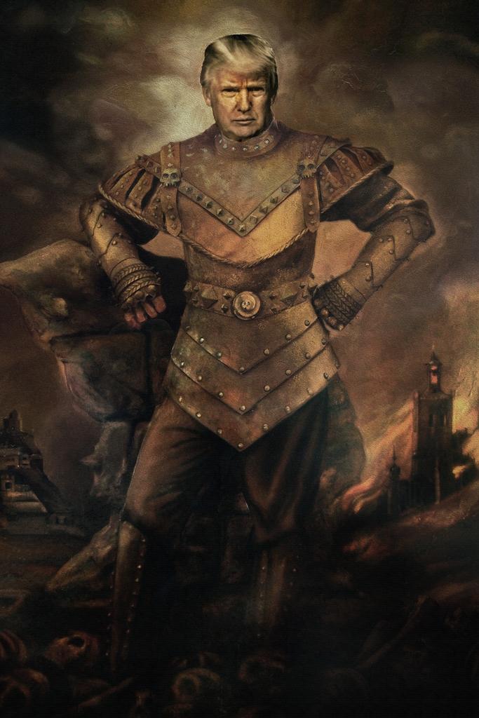 Donald The Carpathian Funny Movie Parody Ghost Phantom Knight Painting ...