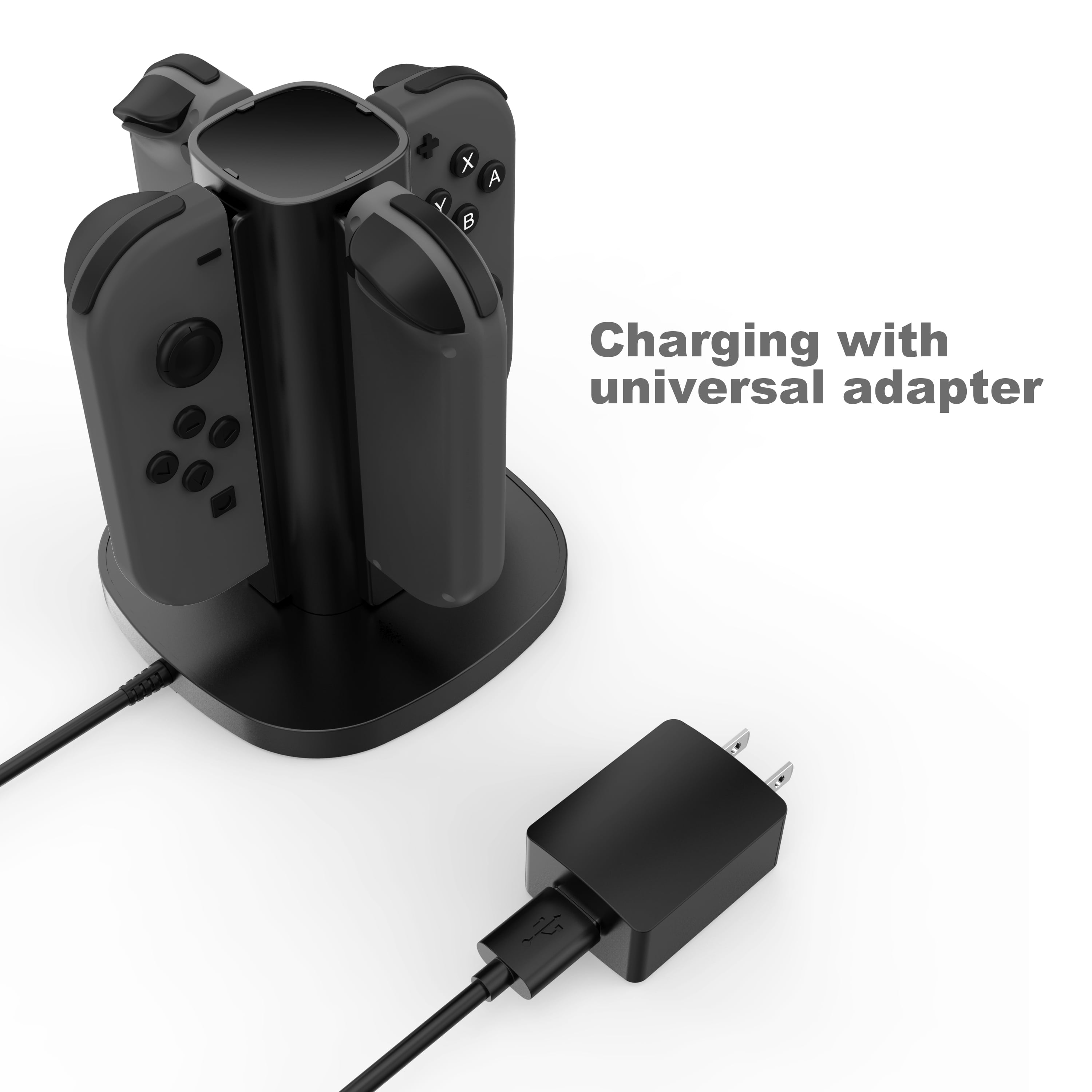 GameWill Joy-Con Charging Dock for Nintendo Switch Joy-Con Controllers ...