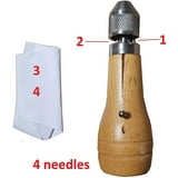 Swift Sewing Awl Leather Canvas Repair Stitcher Kit with 4 Needles and ...